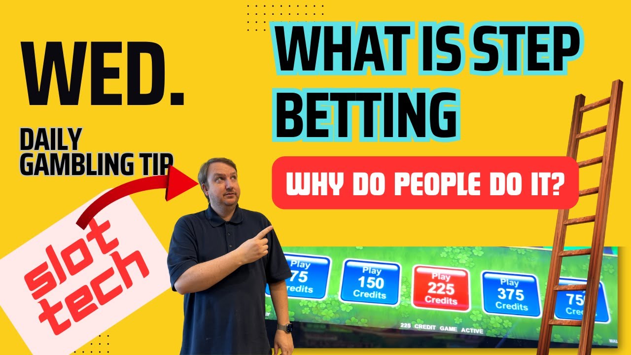 Daily Gambling Tip: Slot Machine Step or Ladder Betting 🪜 Why Do People ...