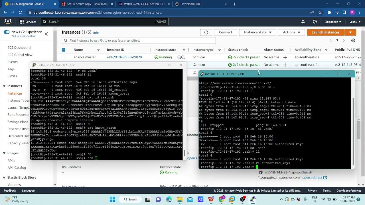 Install Ansible and connects hosts with SSH - YouTube