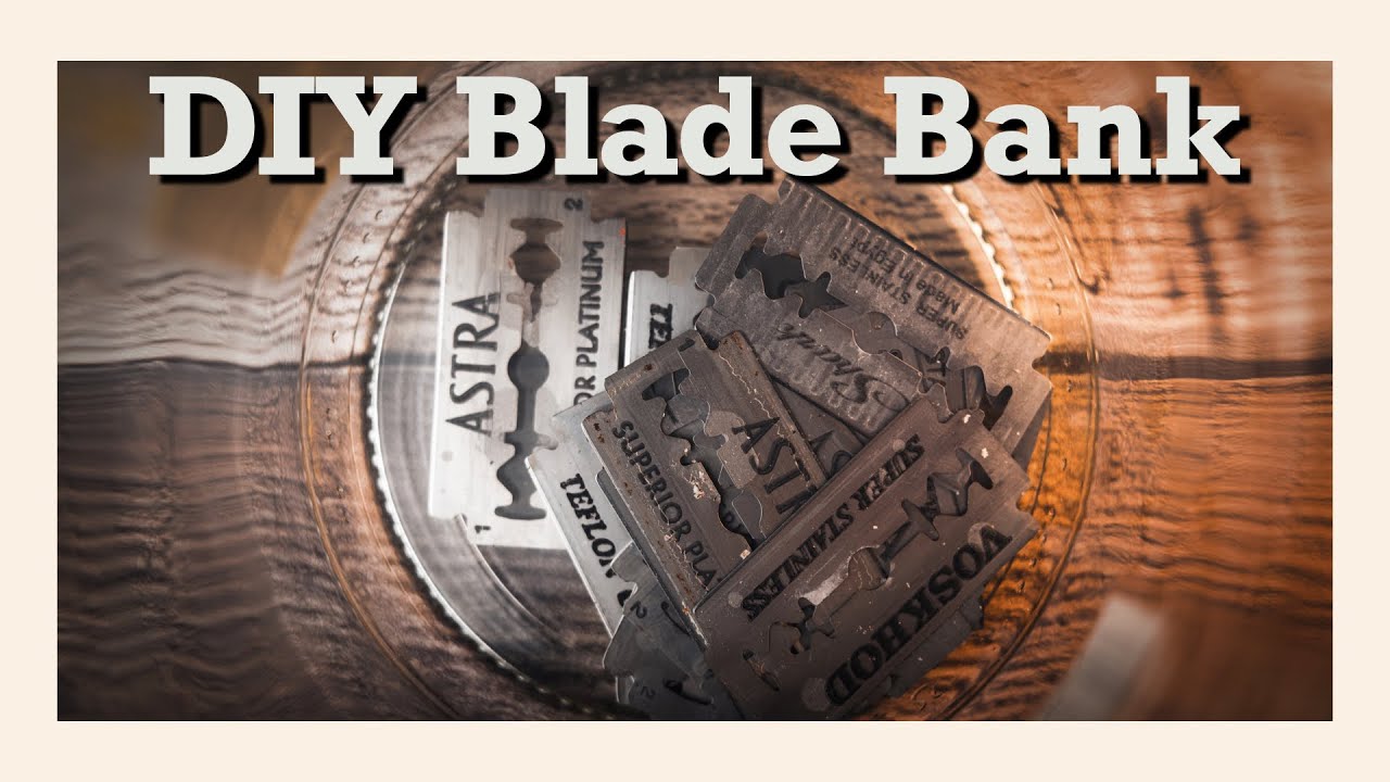 What to do With Double Edge Blades (6 Steps to Make a Blade Bank) - YouTube