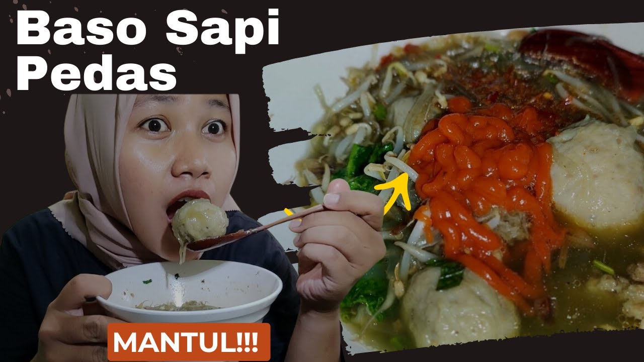 Baso Sapi Pedas yang bisa selalu jadi Obat Pusing !! #basopedas # ...