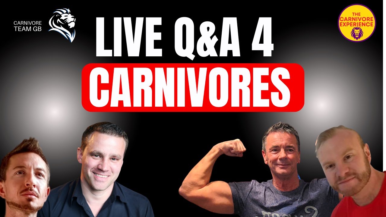 Live Q&A: Kent Carnivore, Ben Hunt, Carnivore Muscle and Coach Stephen - YouTube