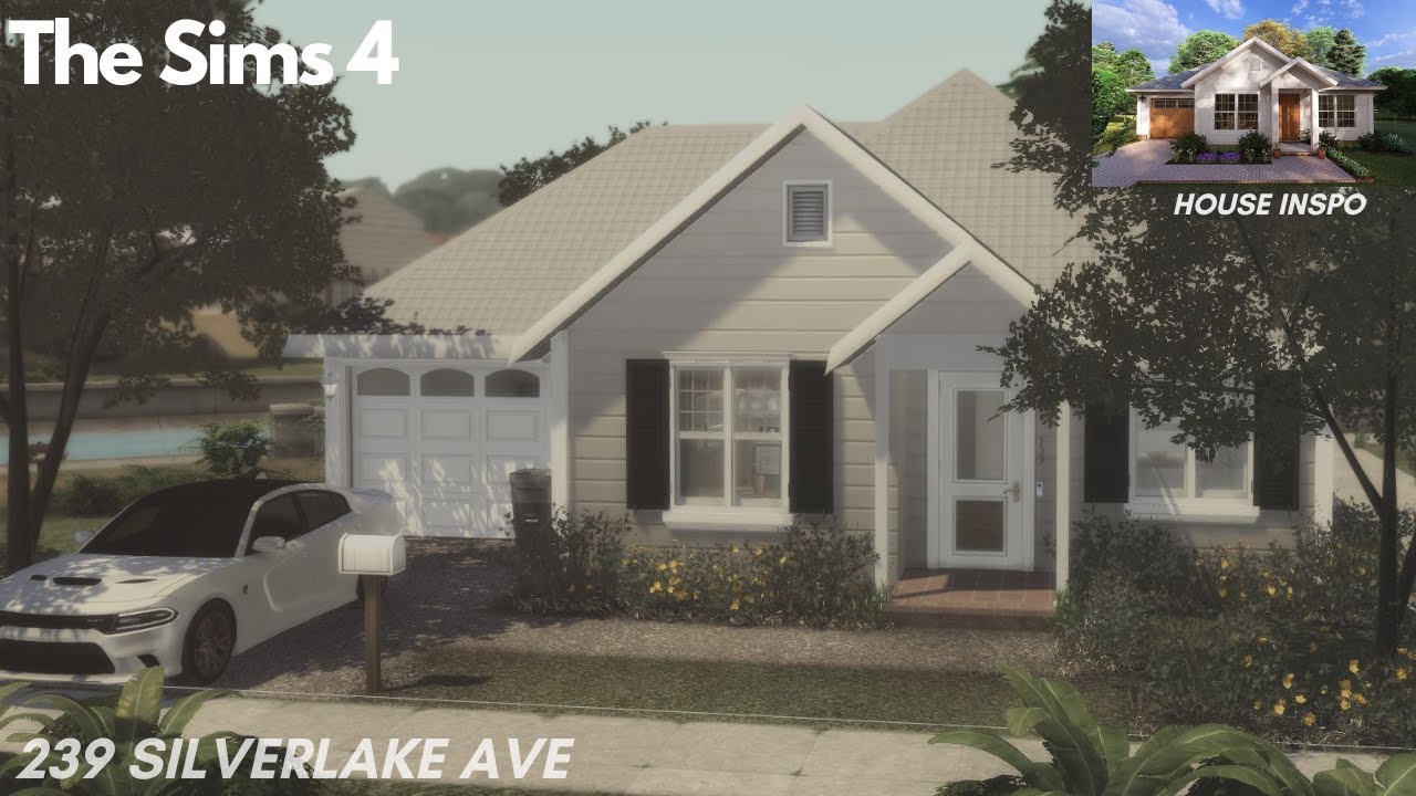 The Sims 4: Realistic Traditional Home Plan | Speed Build with CC - YouTube