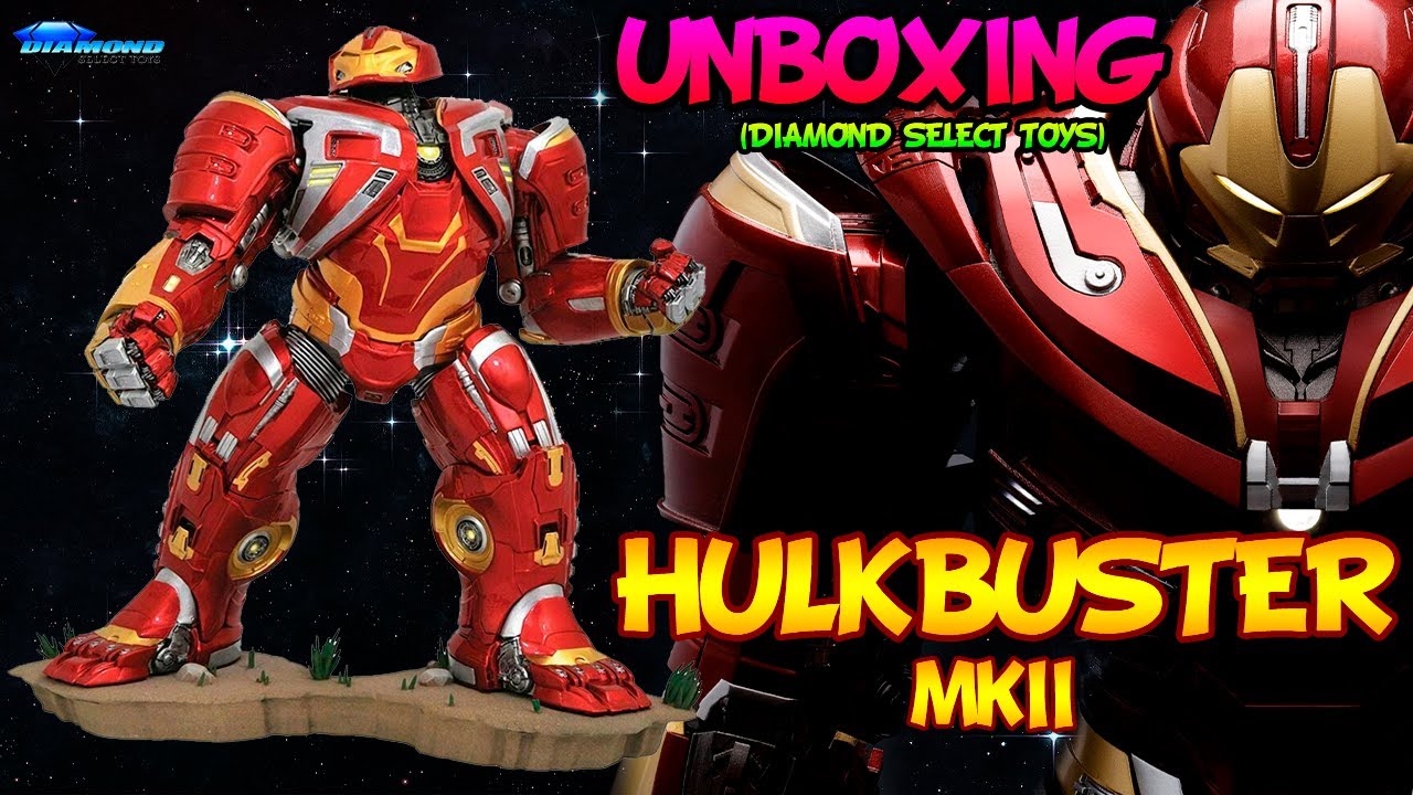 HULKBUSTER MK II (Infinity War) Gallery Diamond Select Toys Unboxing ...