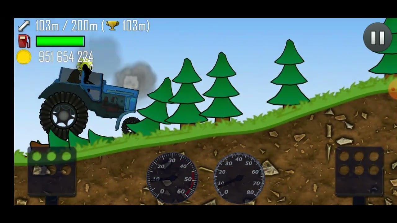 Playing Hill Climb Racing BPAN Mod - YouTube