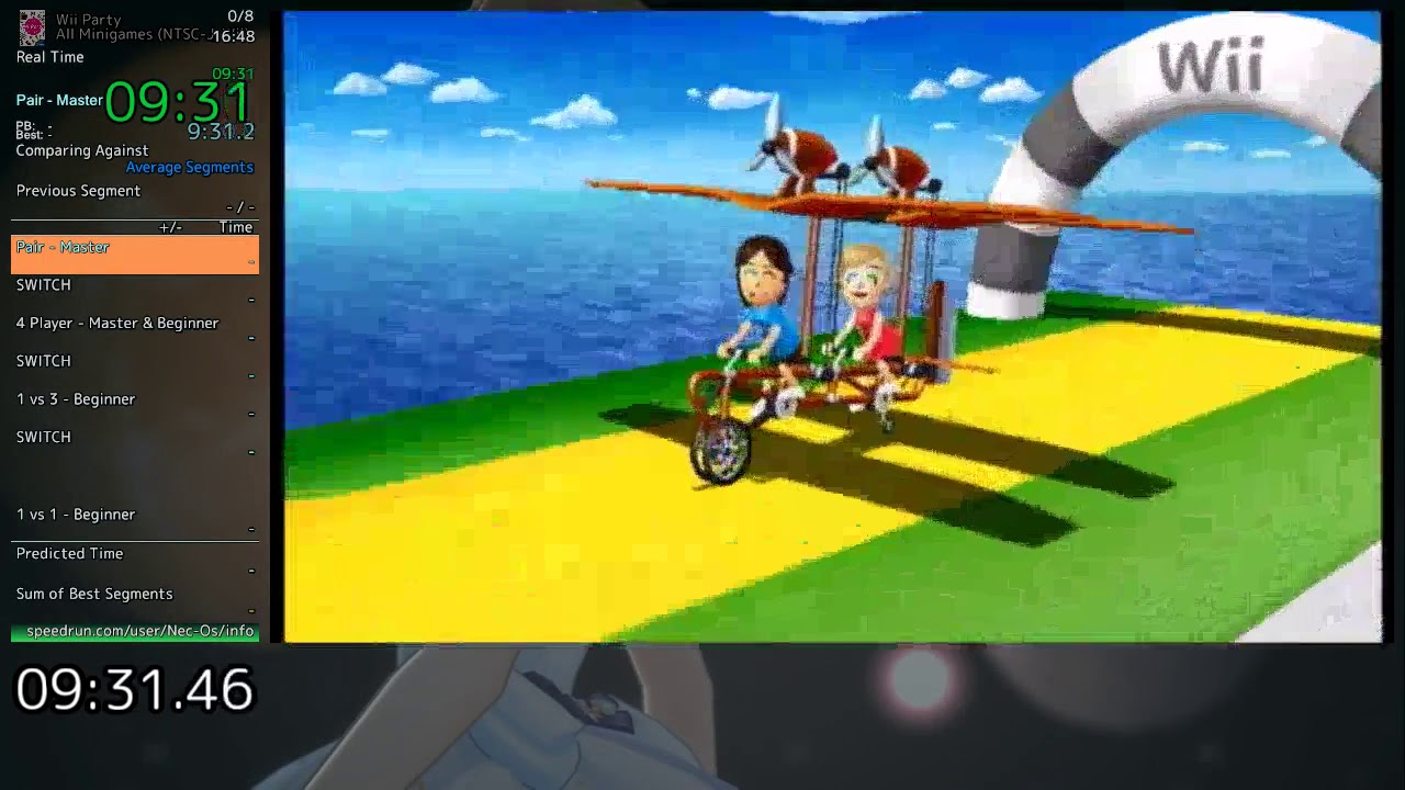 Former W) 17:33.15』【RTA】Wii Party "All Pair Minigames - 1P" [Speedrun ...