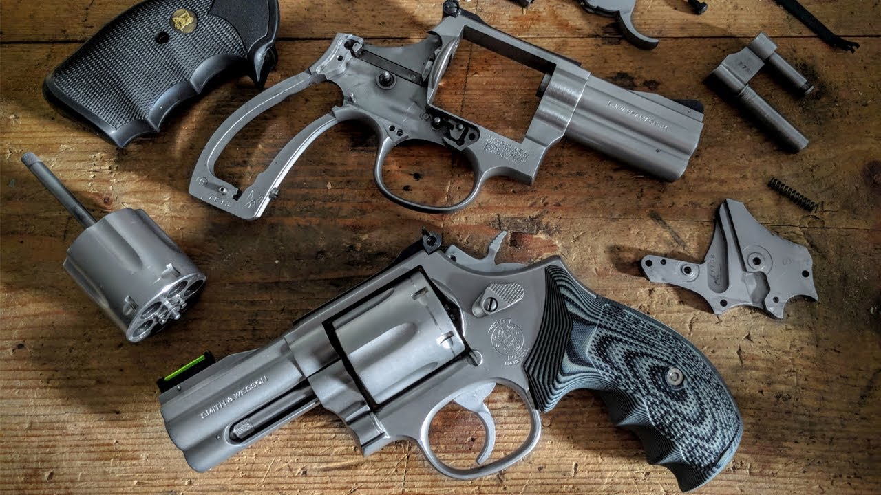 S&W Revolver Tutorial: Zerlegen / Disassembly - YouTube