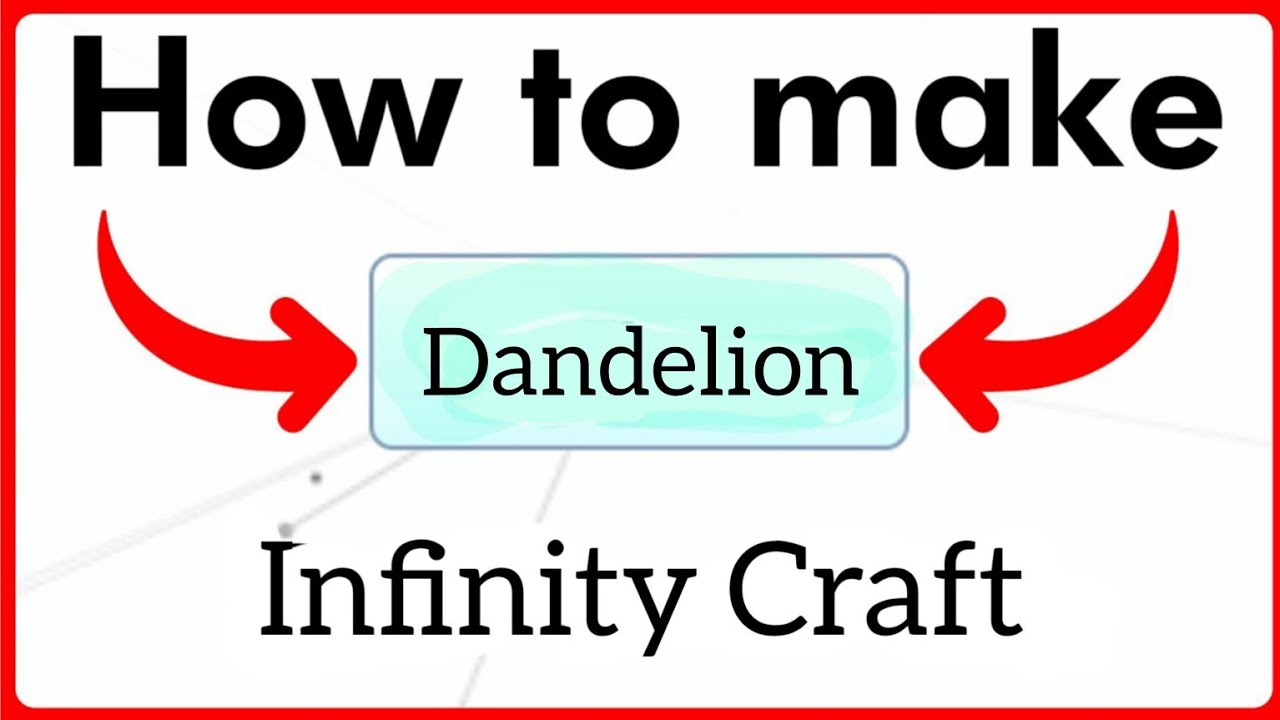 How to make dandelion in infinity craft - YouTube