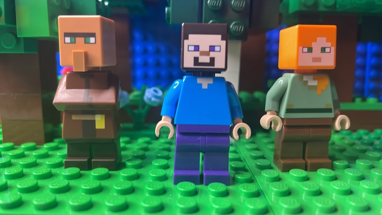 Lego Minecraft MONSTER WARS episode 1 - hunted - YouTube