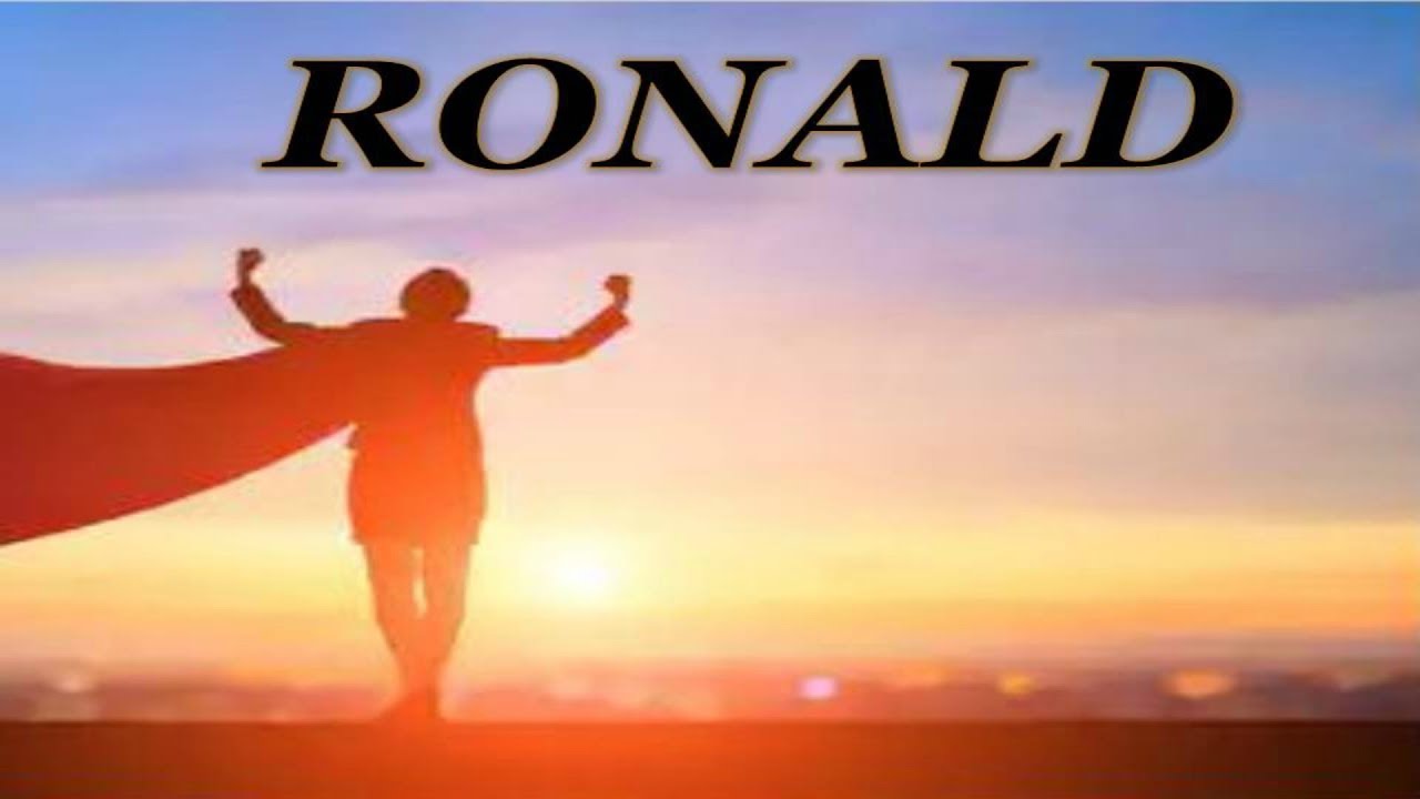 RONALD! WHAT DO YOU MEAN? - YouTube