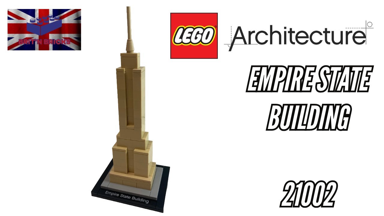 #LEGO architecture Empire State Building #21002 building guide - YouTube