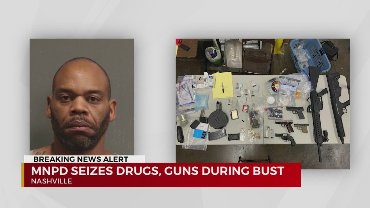 Police seize drugs, guns during bust - YouTube