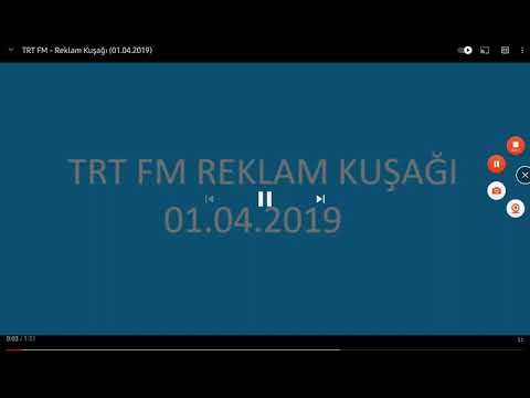 TRT FM reklamlar jeneriği