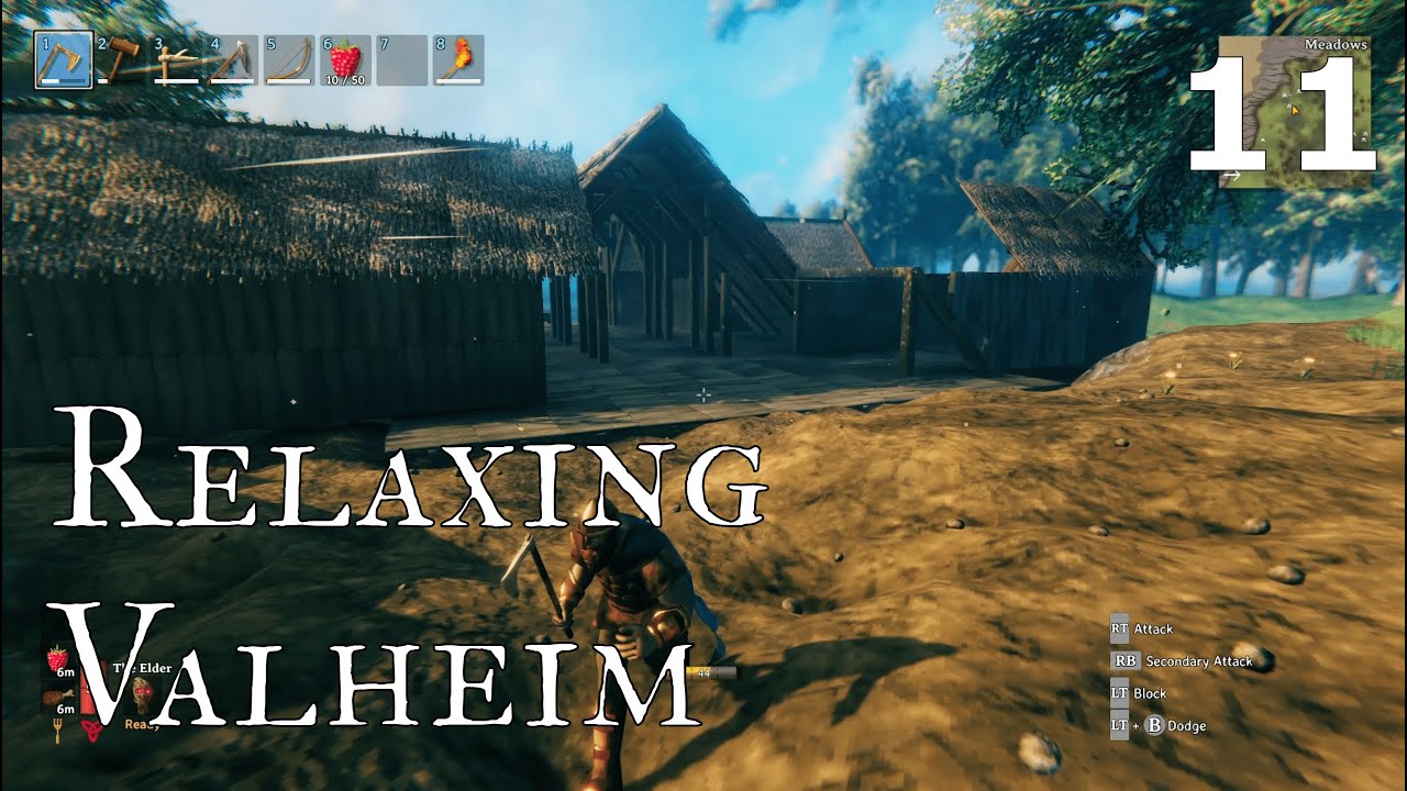 Valheim: Relaxing Gameplay Part 11 [No Commentary] - YouTube