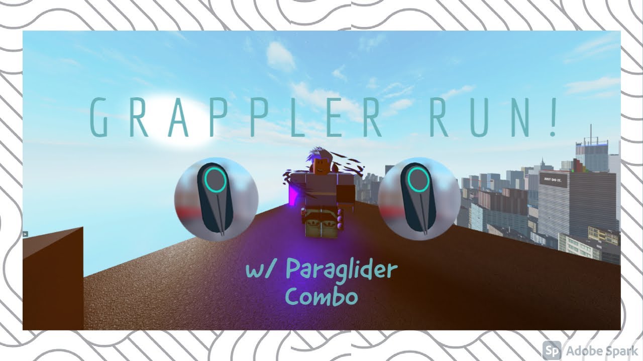 Grappler Run! w/ Paraglider Combo | Roblox Parkour - YouTube