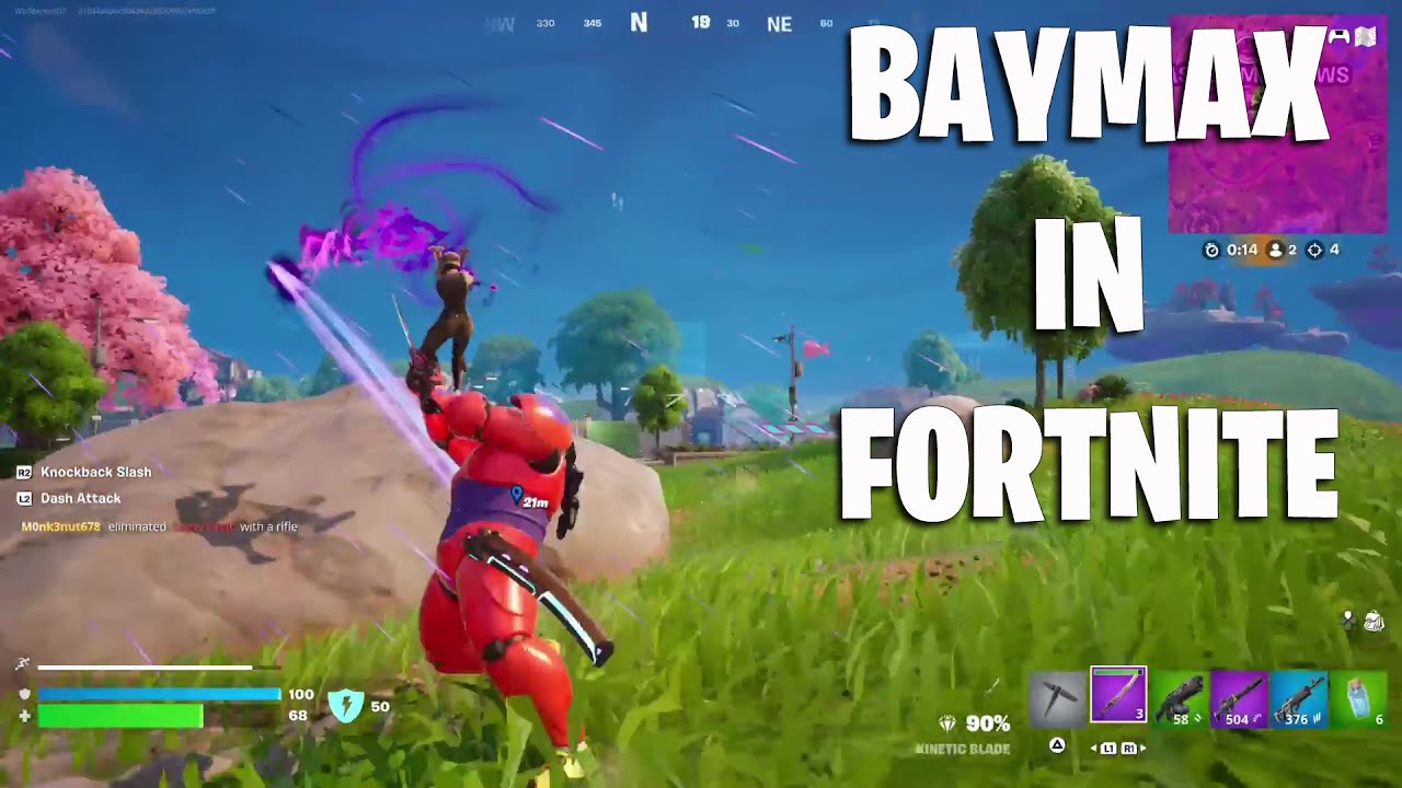 Baymax in Fortnite - YouTube