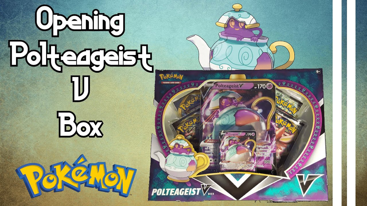 Polteageist V Box Opening || Pokémon - YouTube