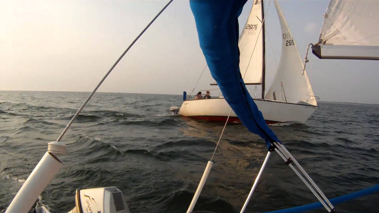 Sailing with Reality Escape on a beautiful June evening - YouTube
