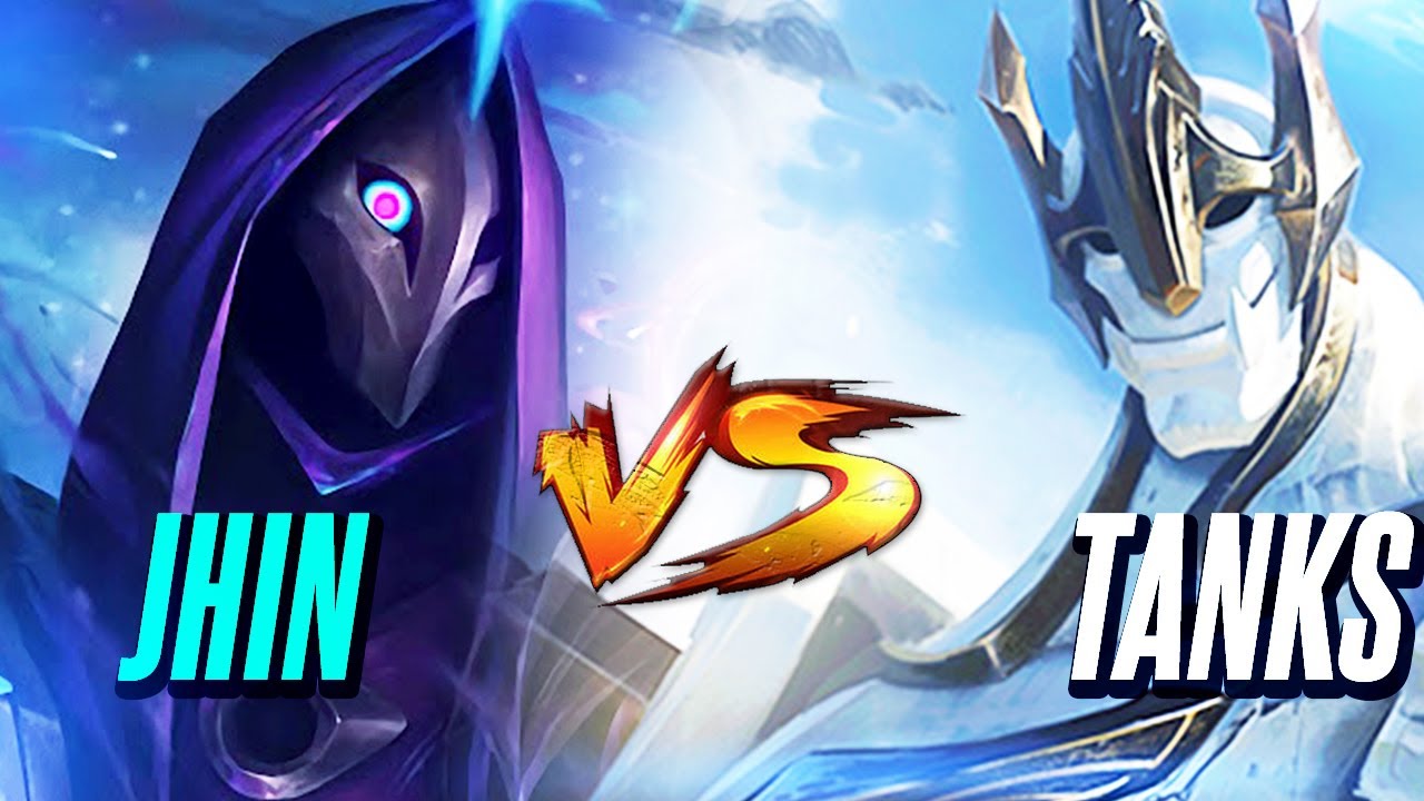 JHIN VS TANKS MID LINE - BUILD & RUNES - YouTube