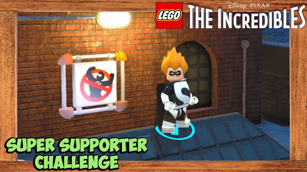 LEGO The Incredibles Super Supporter Challenge (Universal Man Unlock ...