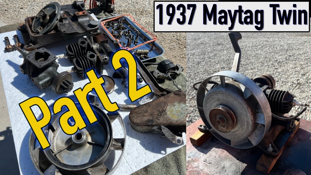 1937 Maytag 72-D Engine - Rattle-Can Rebuild, Part 2 - YouTube