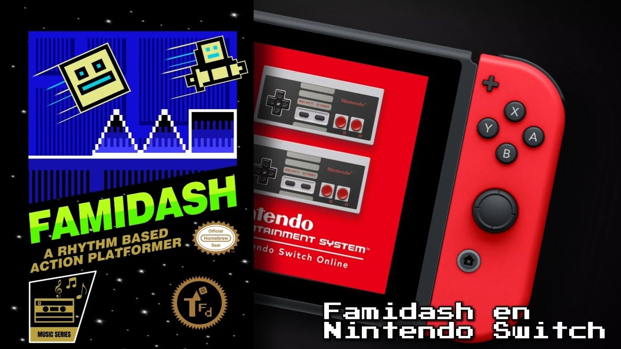 FAMIDASH en Nintendo Switch | Gameplay Stereo Madness - YouTube