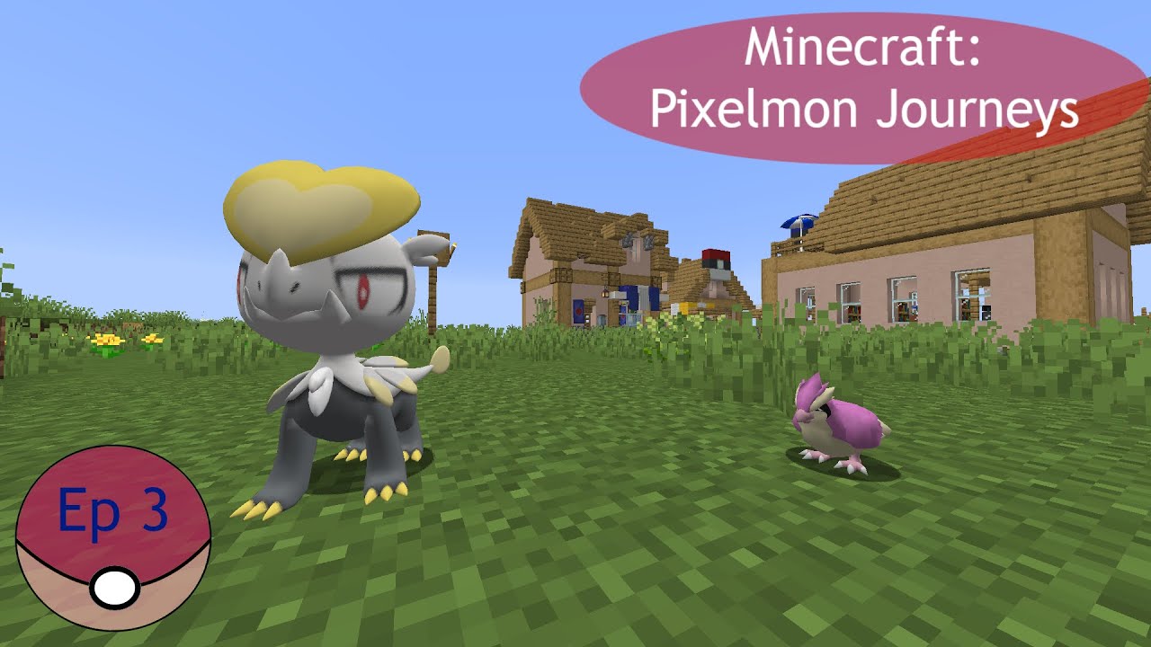 Minecraft: Pixelmon Journeys Episode 3 (Cross Country Catching Quest ...