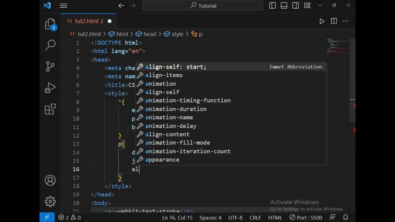 Css Property -webkit-text-stroke - YouTube