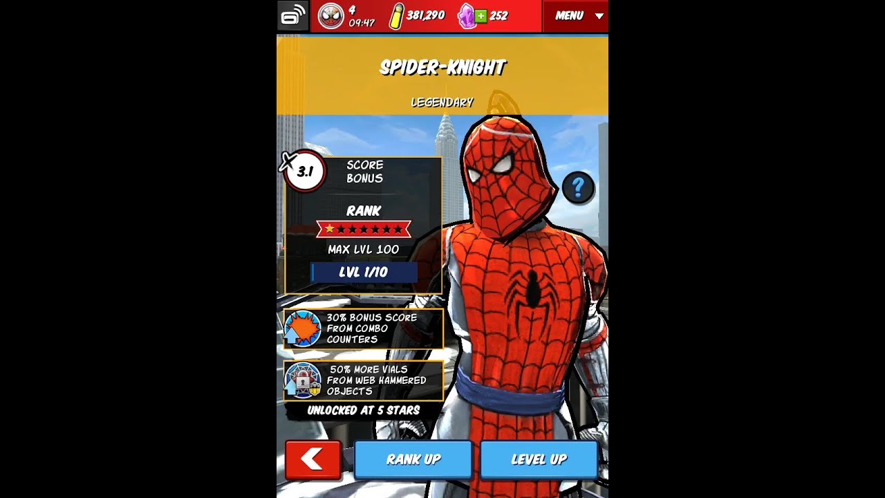 Spider Man Unlimited: Spider Knight - YouTube