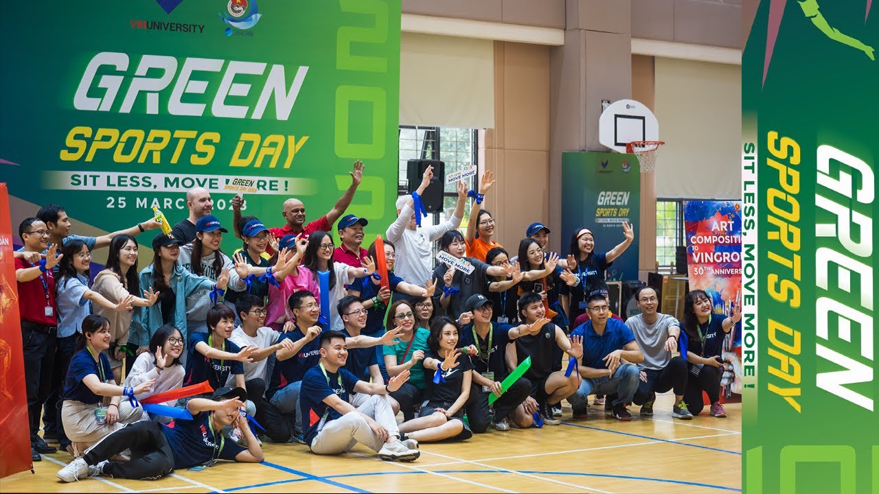 [4K Video] Ngày Hội Thể Thao Và Giờ Trái Đất Tại VinUni | Green Sports ...