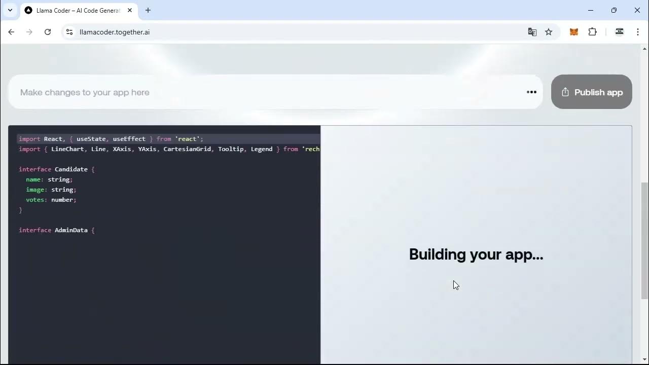 Avec Together AI & llamacoder: 🚀 Le développement accessible à tous 🌟 - YouTube