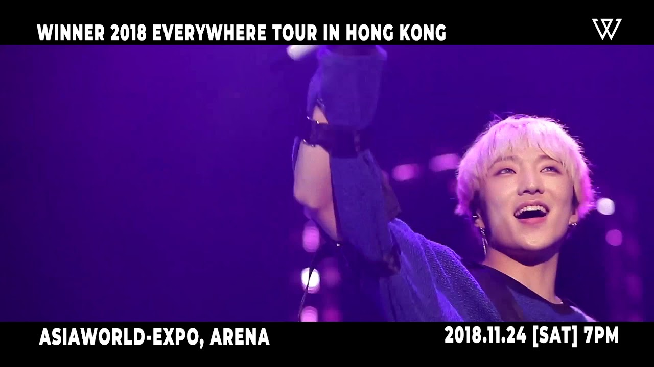 WINNER 2018 EVERYWHERE TOUR IN HONG KONG - YouTube