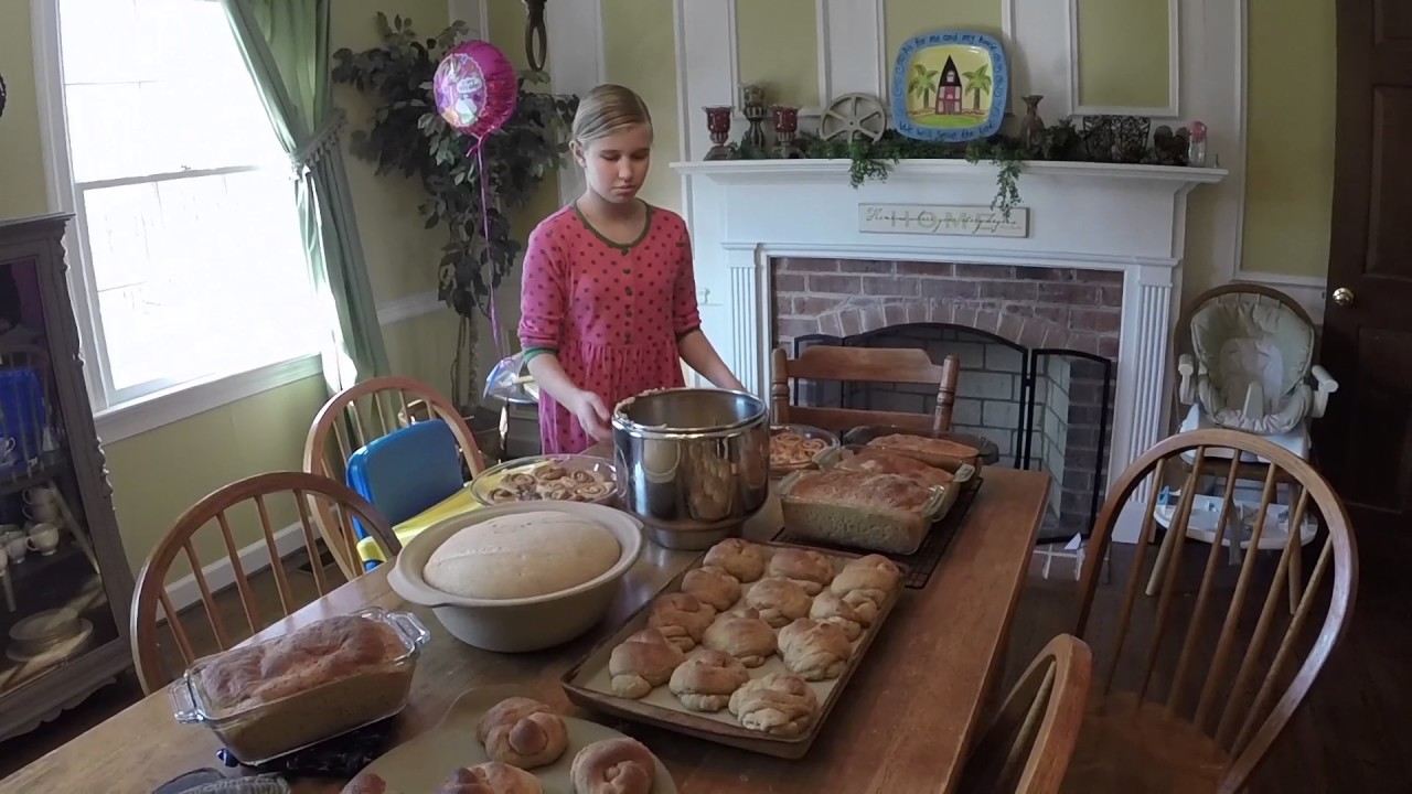 Bake Bread for 20+ Families All in One Day? See how we did it! - YouTube