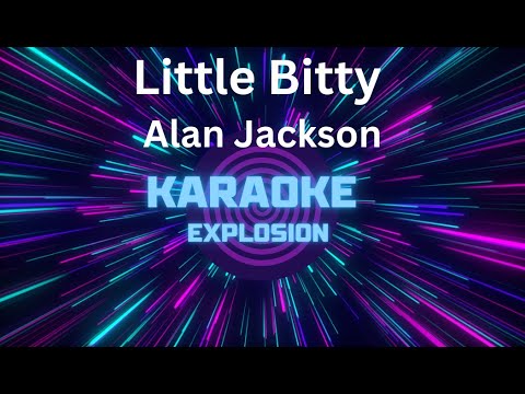 Little Bitty // Alan Jackson //Karaoke #karaoke - YouTube