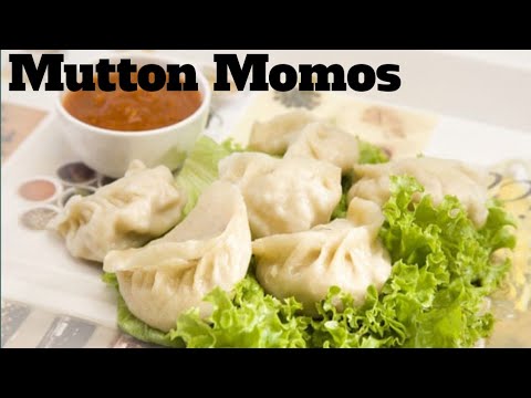 Mutton momos recipe with chutney|dumplings recipe|mutton momos kaise ...