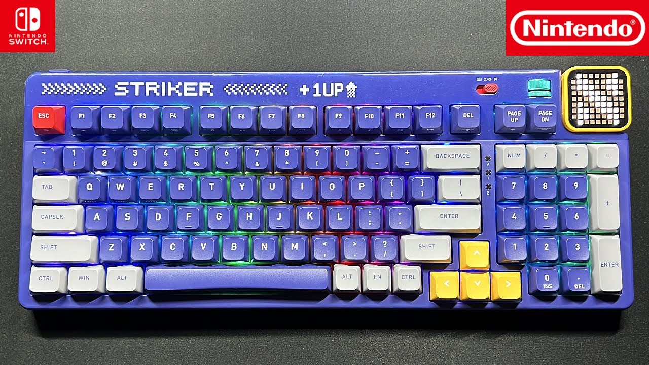 Unboxing - NYXI Striker Retro Mechanical Keyboard - YouTube