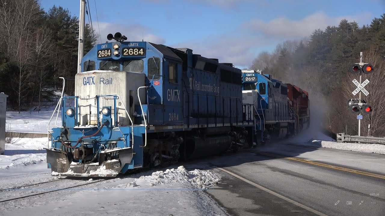[4K] Trains on the Vermont Rail System (Winter 2021) - YouTube