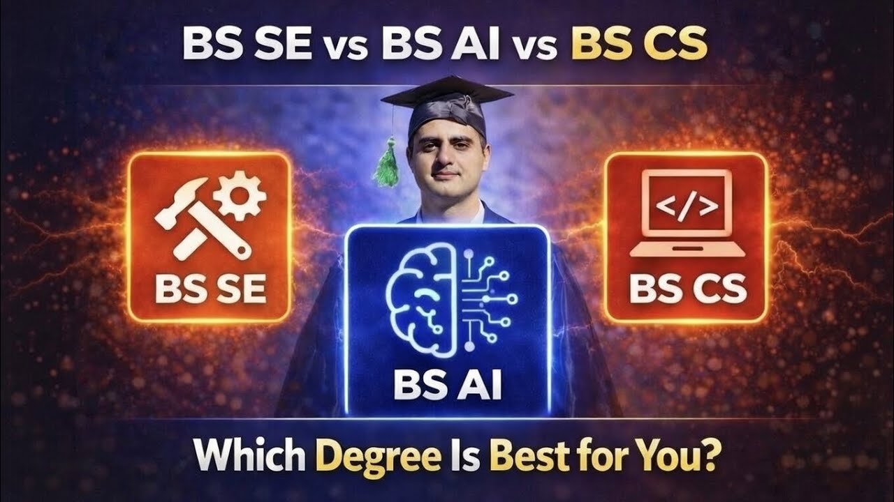 BS AI vs BS CS vs BS SE – Which Degree Should You Choose in 2026 ...