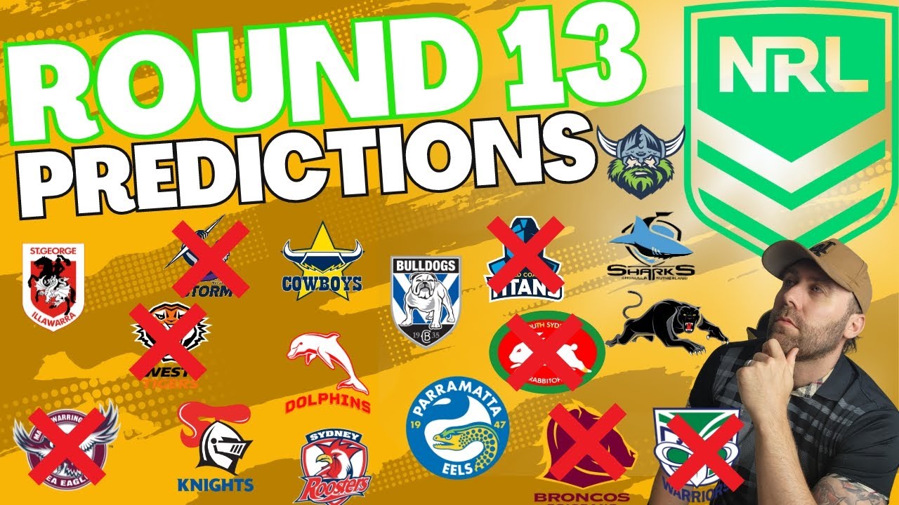 NRL Round 13 Predictions 2024 🏉 NRL Round 13 Tips - YouTube