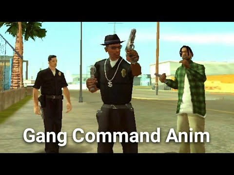 Gang Command Action Animations - GTA SA Mobile - YouTube
