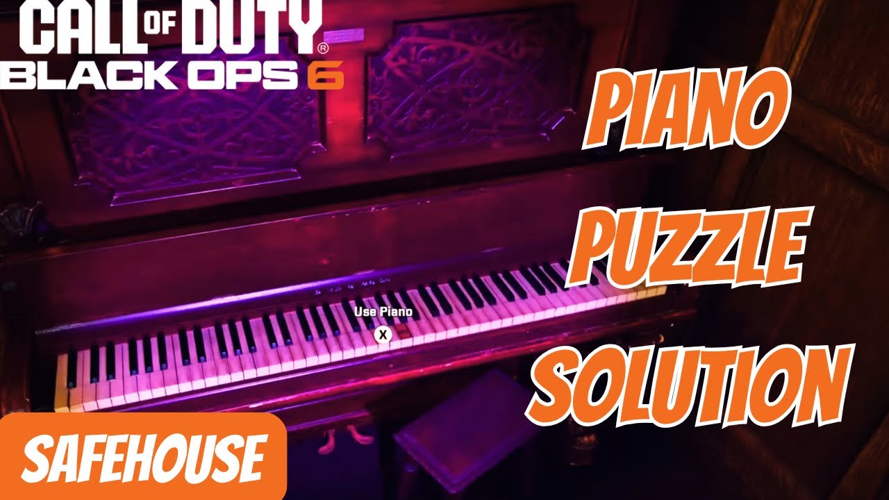 CALL OF DUTY : Black Ops 6 - Solve Piano Puzzle (SUPER EASY) - YouTube
