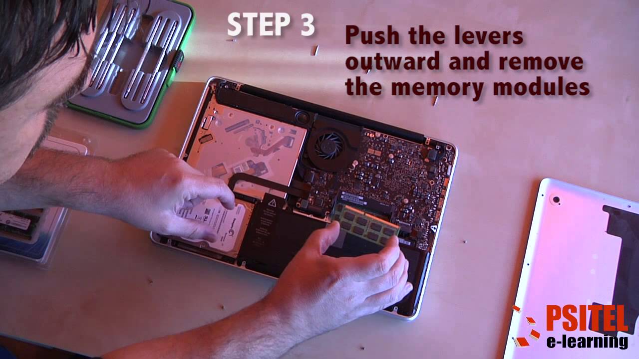 HOW TO UPGRADE RAM MEMORY - MACBOOK PRO 4GB TO 8GB - ENGLISH - YouTube