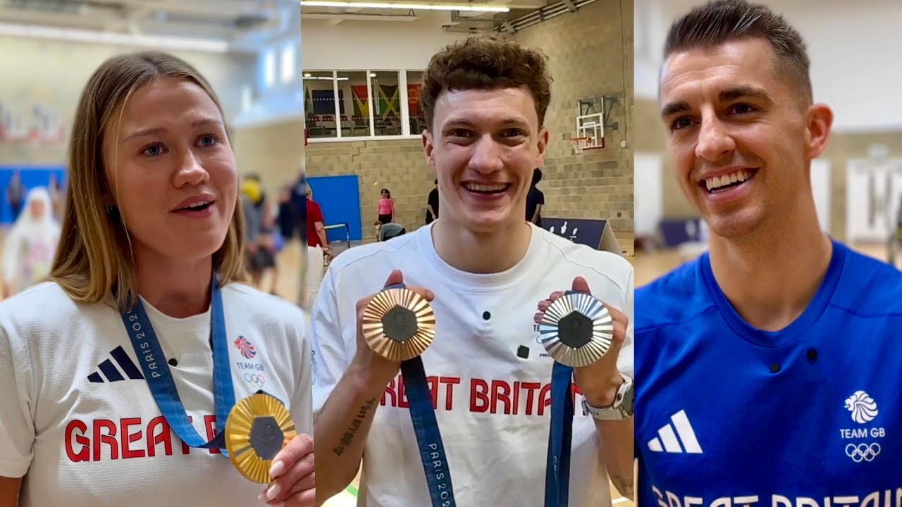 PARIS 2024: Team GB Olympians Return To Inspire Next Generation - YouTube