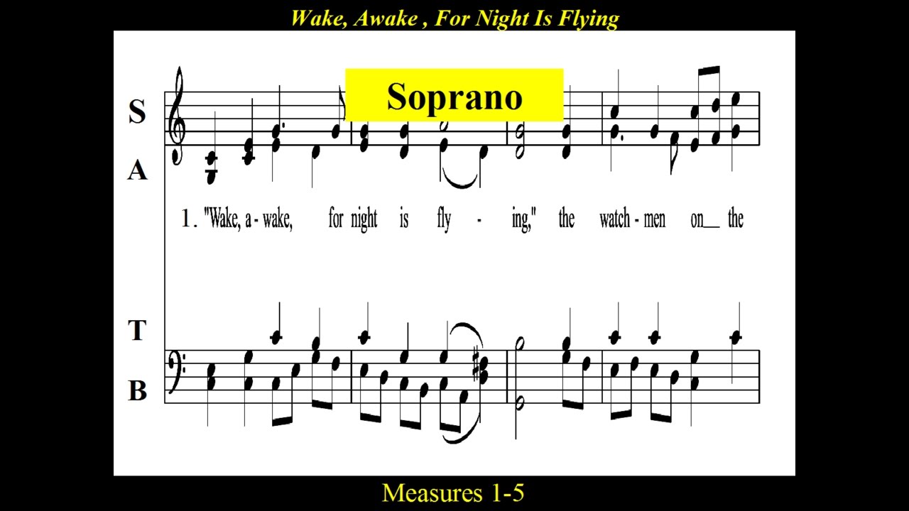 Wake Awake For Night Is Flying - Soprano - YouTube