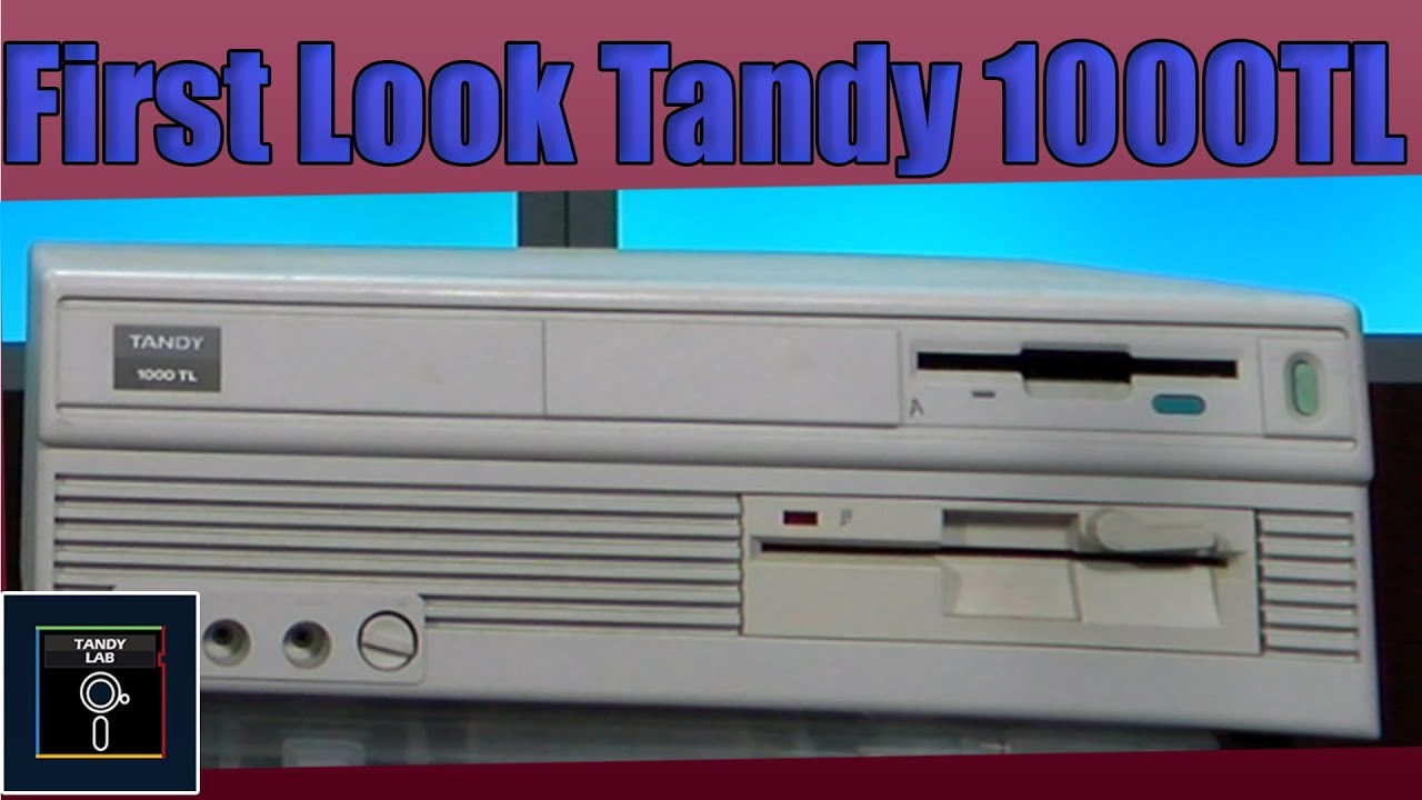 Tandy 1000 TL First Look - Tandy Lab! - YouTube