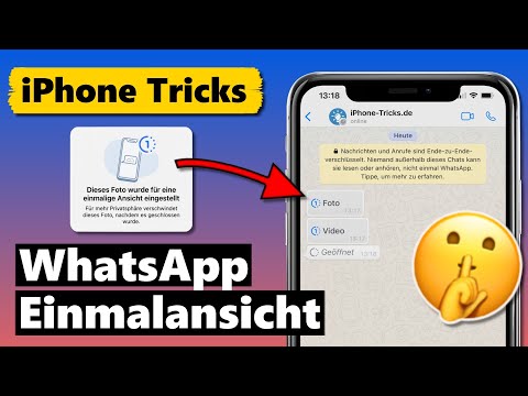WhatsApp Einmalansicht: selbstlöschende Fotos & Videos (NEU❗️)