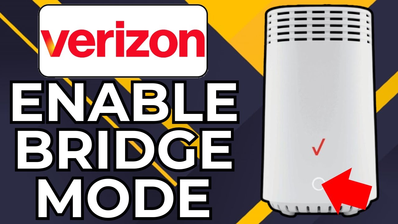 HOW TO PUT VERIZON ROUTER IN BRIDGE MODE (2025) - YouTube