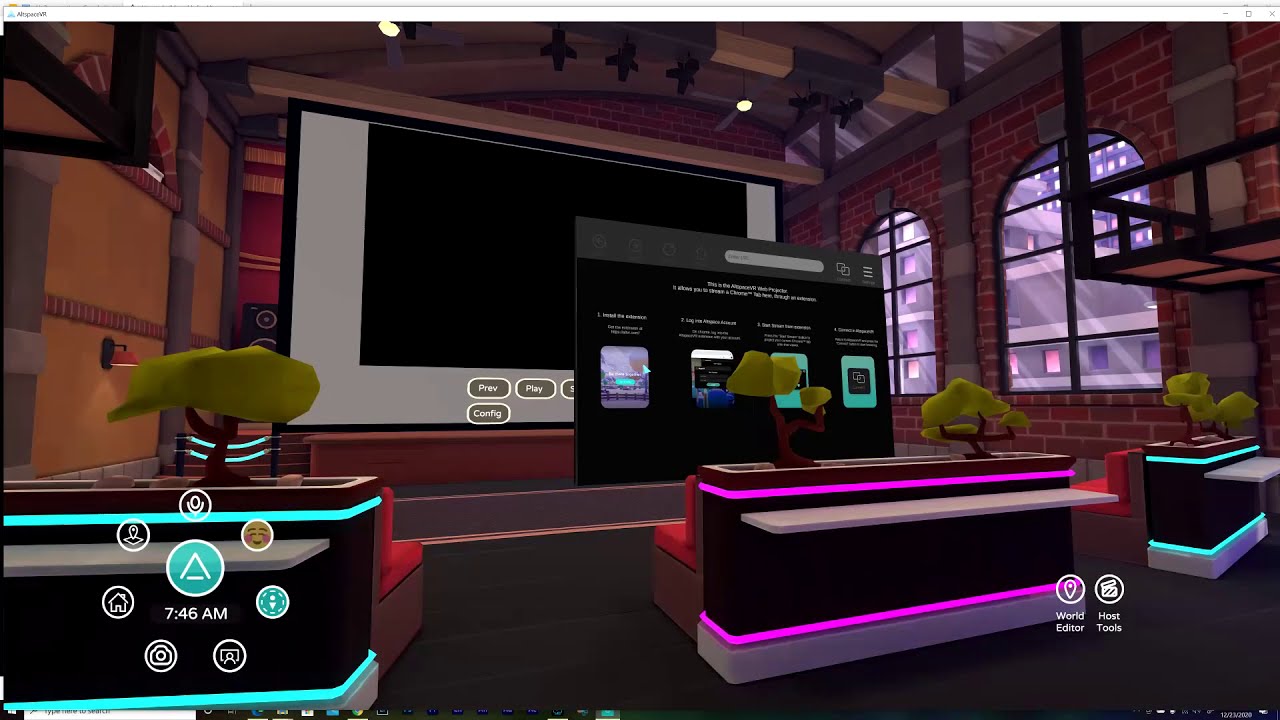 How to add any video, picture or slideshow to Altspacevr easy with Web ...