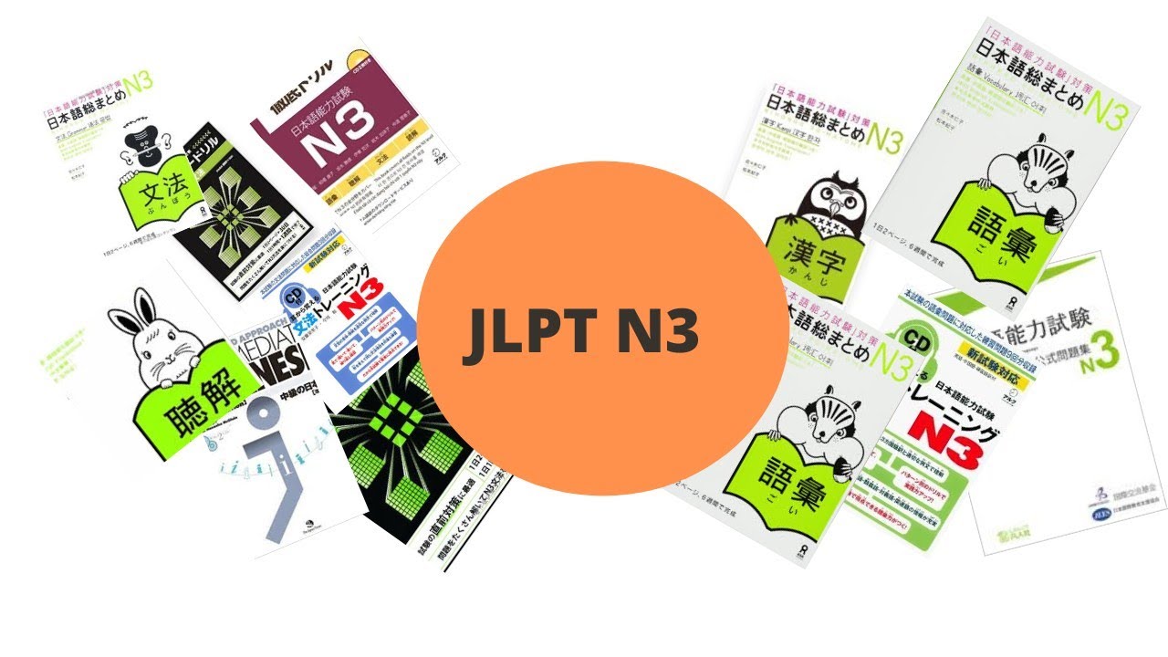 JLPT N3 Study Materials|JLPT N3 Self Study|Books I Used For JLPT N3 ...