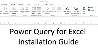 Power Query for Excel - YouTube