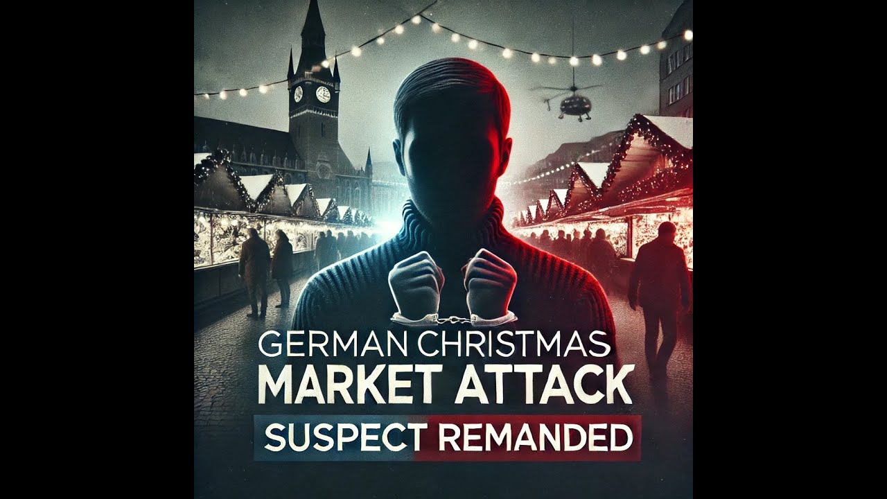 German Christmas market attack suspect remanded - YouTube